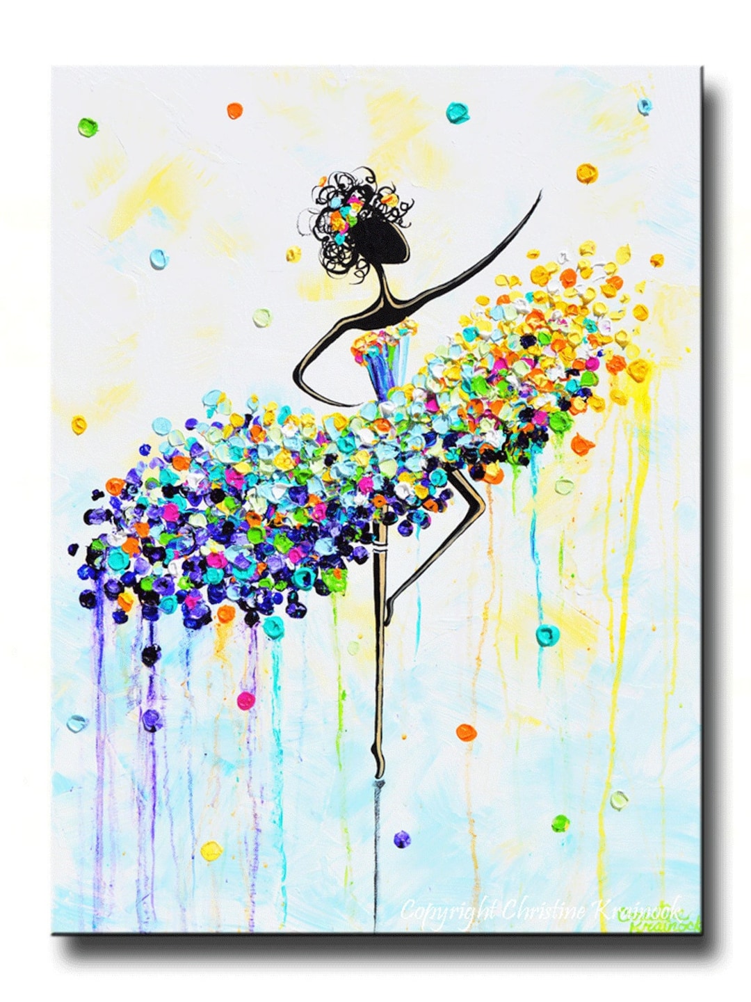 Abstract Dancer Painting