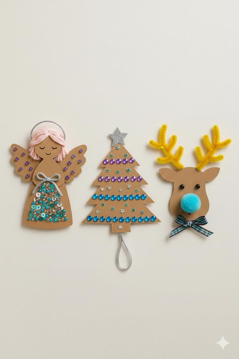 Printable Christmas Craft Templates for Kids DIY Holiday Paper ...