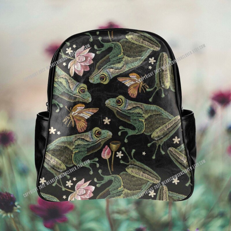 Frog Backpack - Etsy