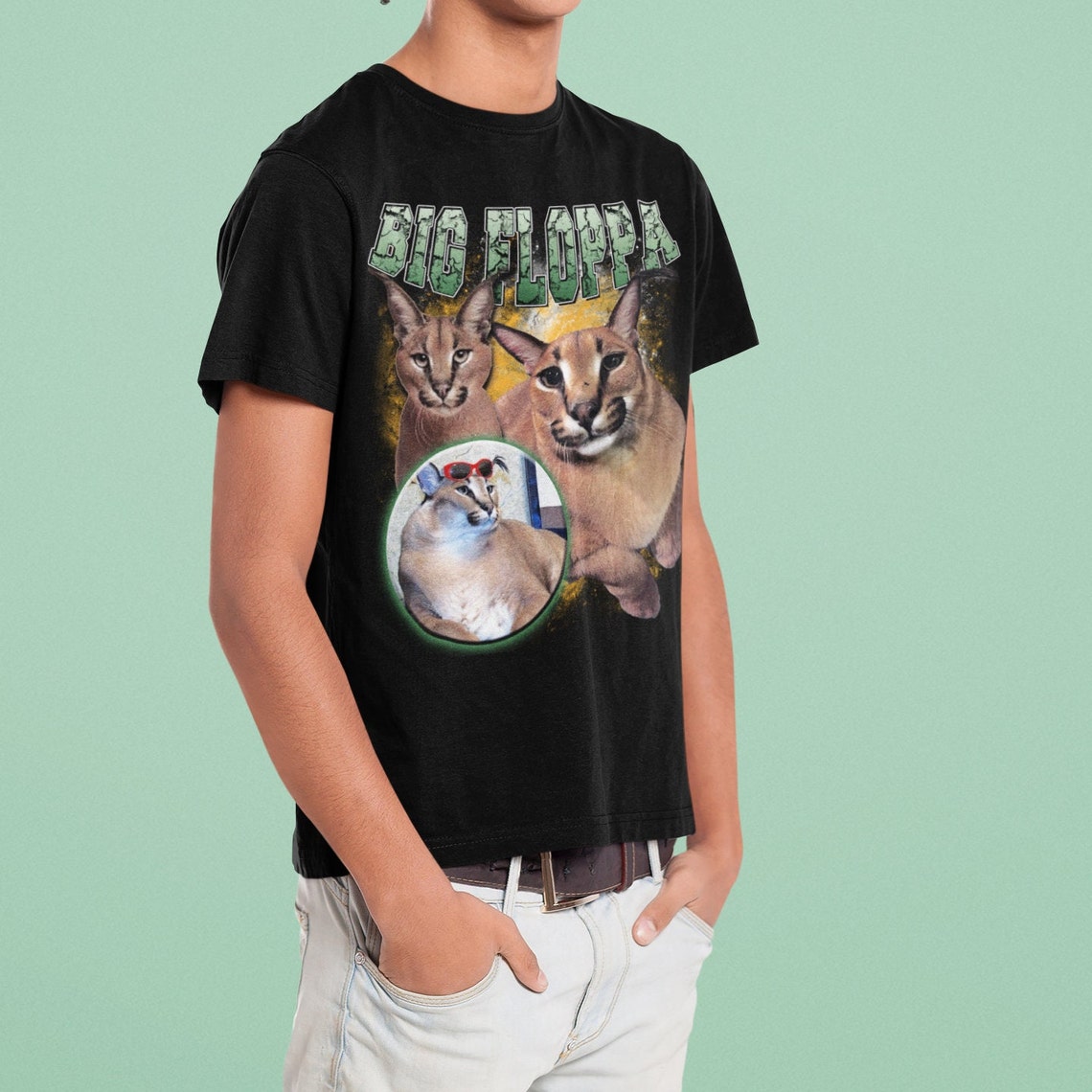 Big Floppa Unisex Adult Shirt/russian Caracal Tee/floppa Tee - Etsy