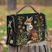 Red Fox Vegan Leather Satchel Bag, Fox Purse, Fox Bag, Gift for Fox ...