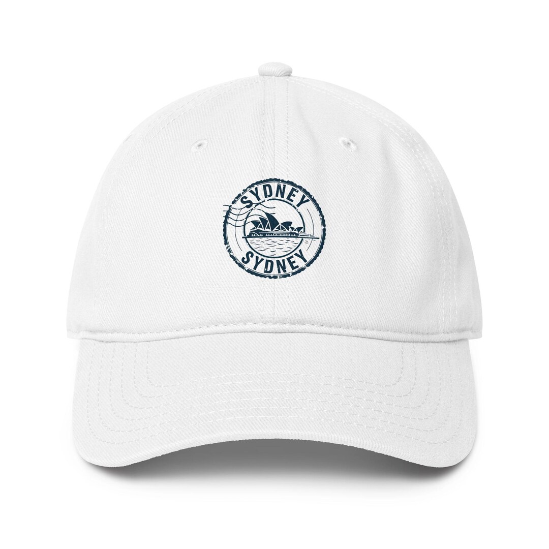 Sydney Passport Stamp Baseball Cap, Sydney Opera House Gift, Minimal ...