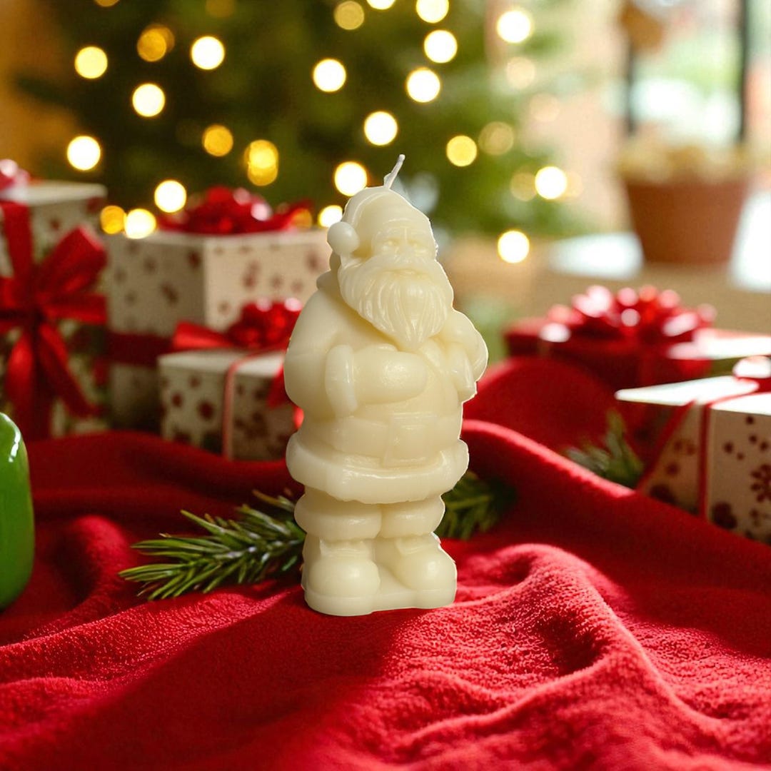 Santa Claus Candle, Christmas Hearth Scent, Soy Wax Candle - Etsy