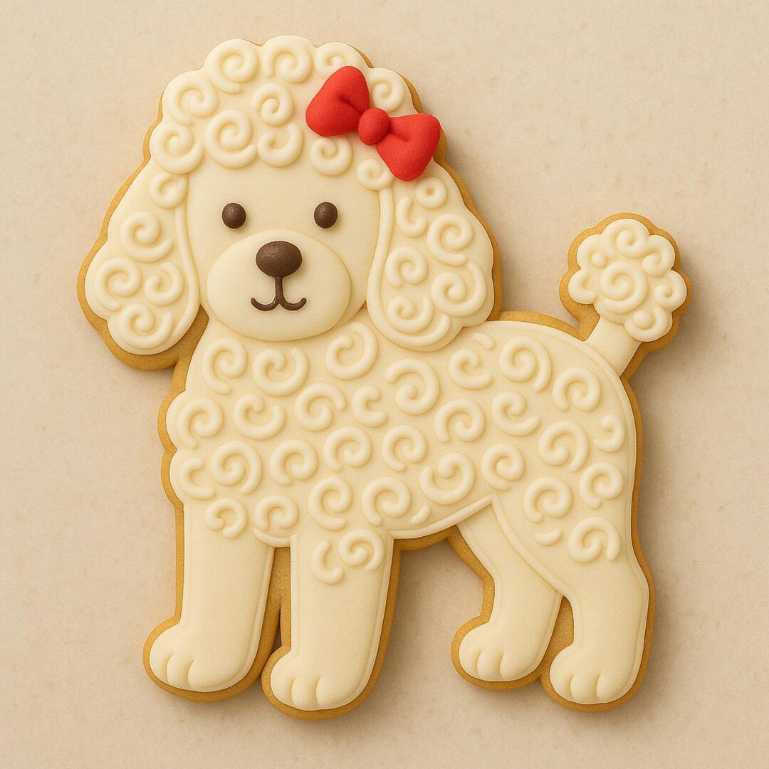 Poodle Body Cookie Cutter – Elegance Meets Sweetness! - Etsy