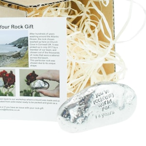 18 Year Anniversary Gift, You've Rocked My World for 18 Years - Solid ...