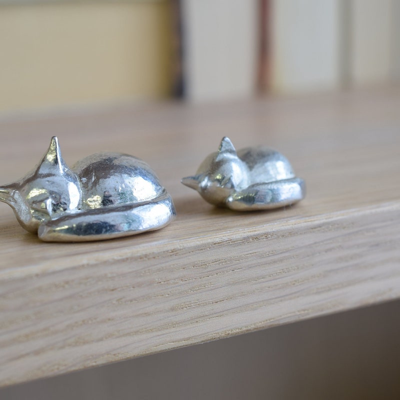 Orange Cat Wood Figurine - Etsy