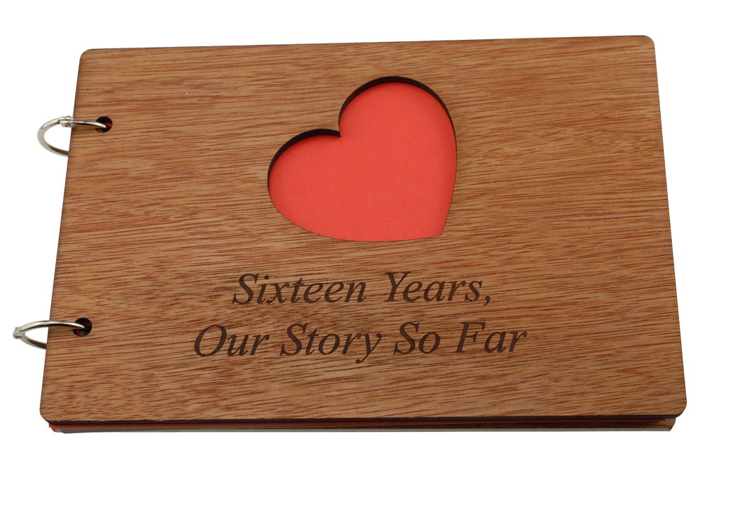 16 Years Our Story so Far - Scrapbook, Photo Album or Notebook Idea for ...