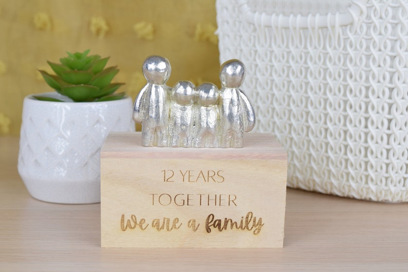 12 Years Together We Are A Family | 12th Anniversary Gift - Choose Your ...