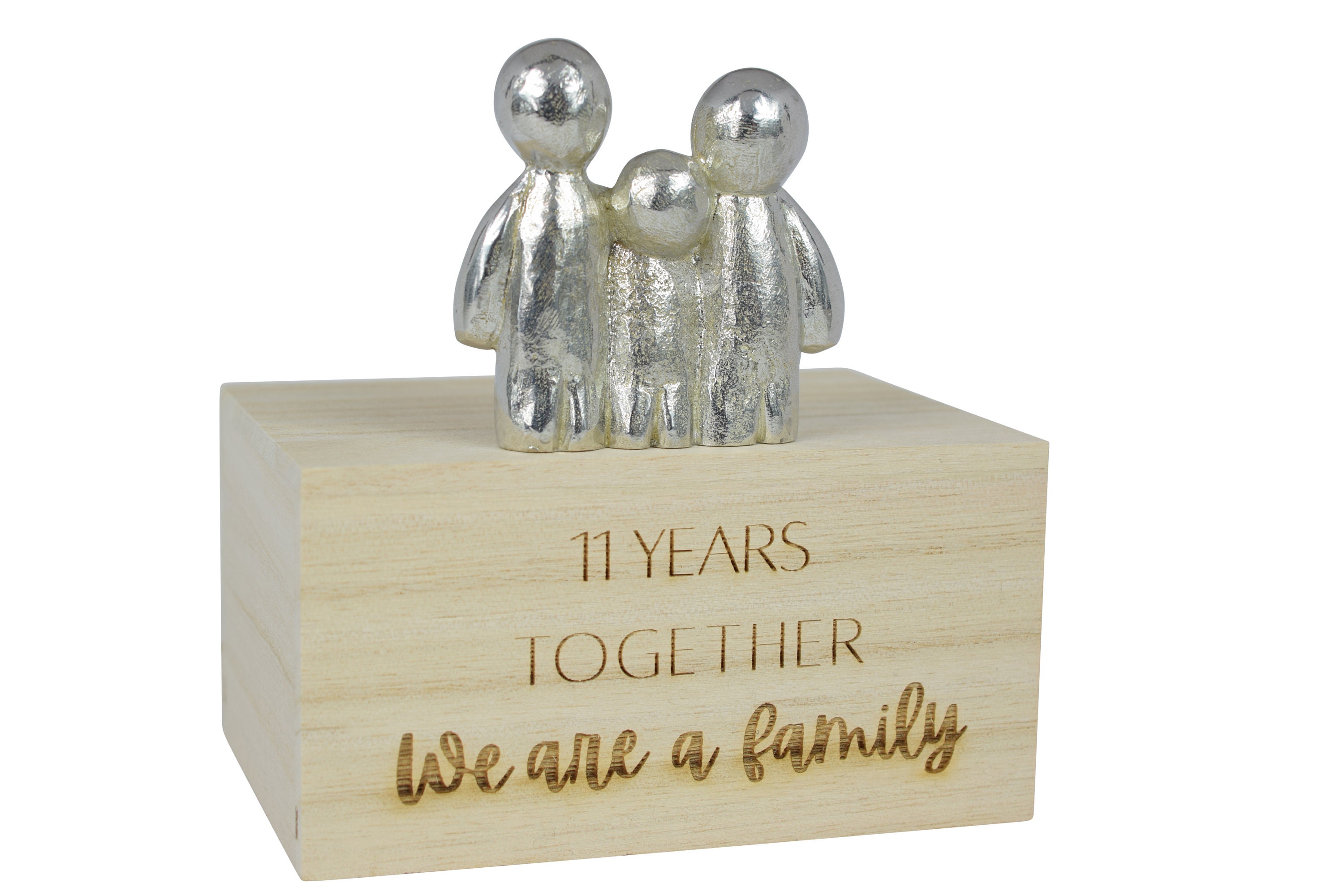 11 Years Together We Are A Family | 11th Anniversary Gift - Choose Your ...