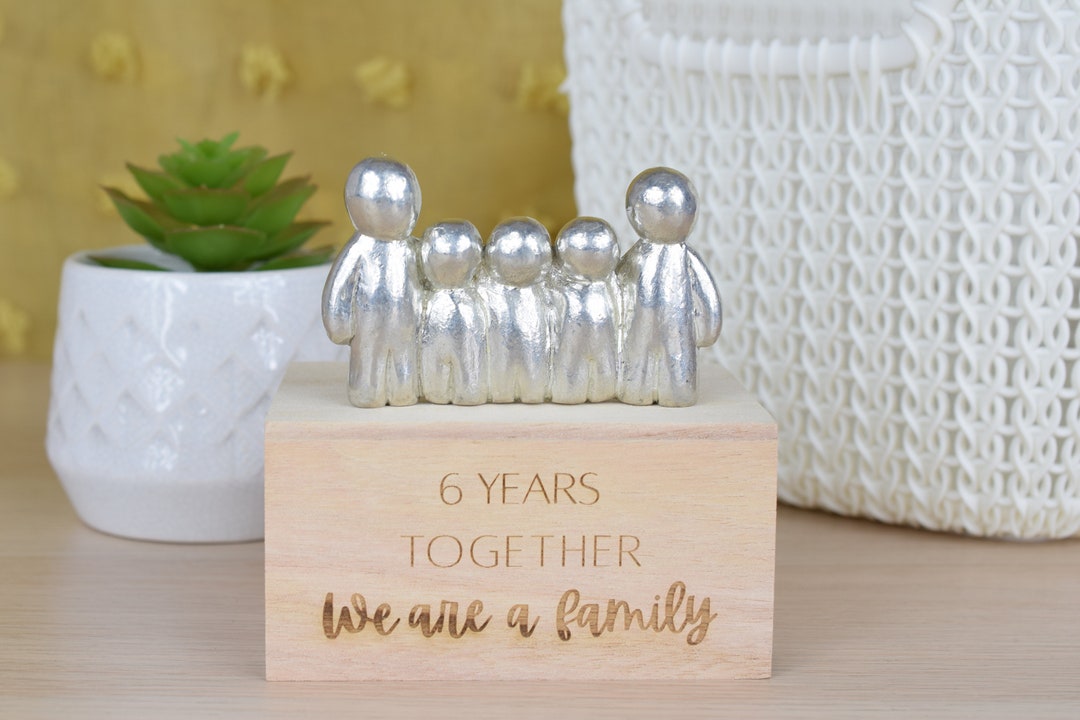 6 Years Together We Are A Family | 6th Anniversary Gift - Choose Your ...
