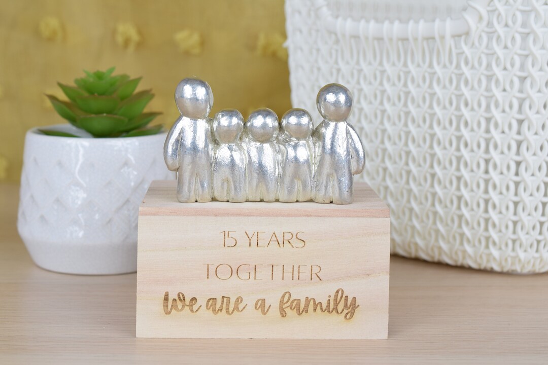 15 Years Together We Are A Family | 15th Anniversary Gift - Choose Your ...