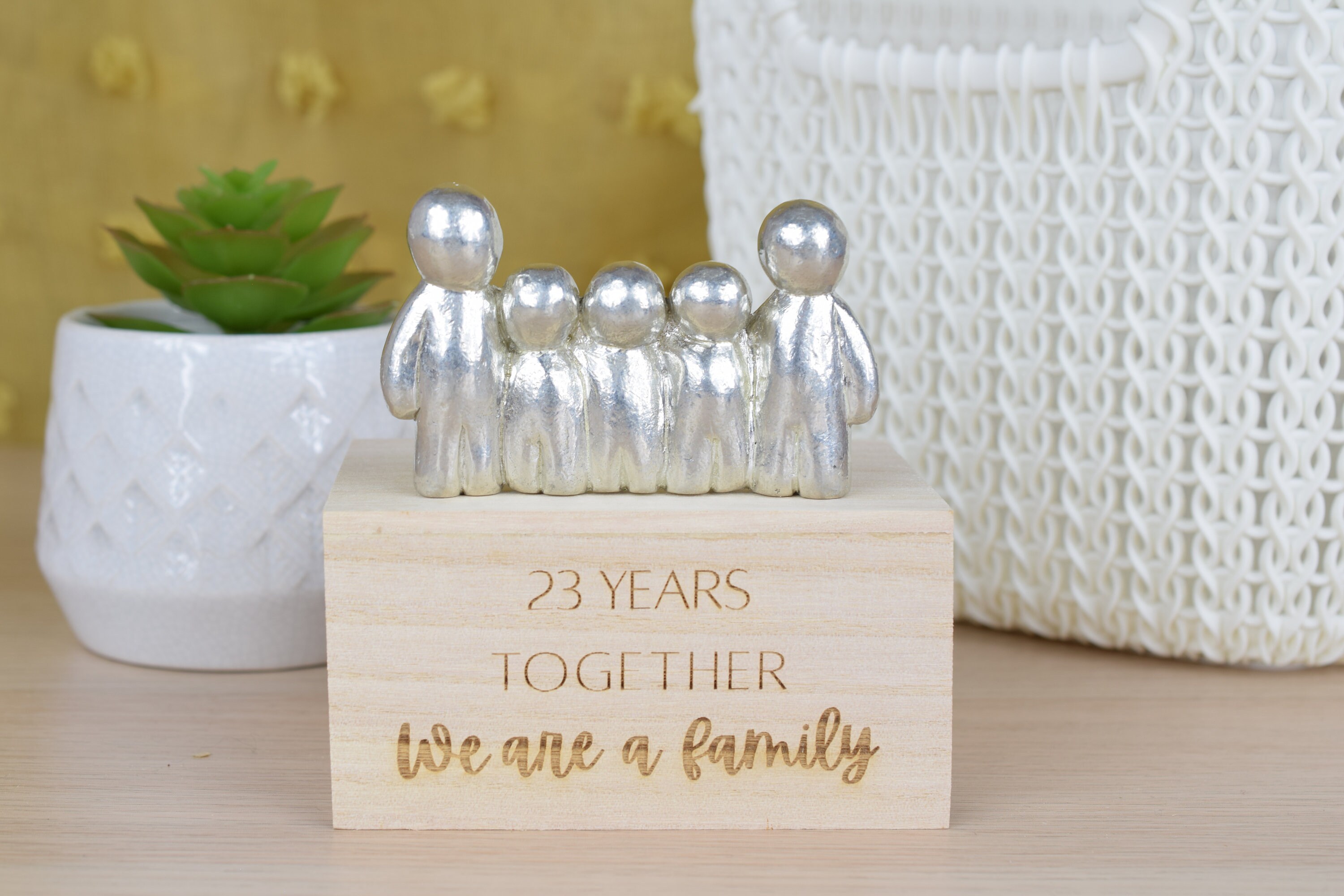 23 lata razem Jeste my rodzin Prezent na 23. rocznic Wybierz w asn kombinacj rodzinn Cz asortymentu We Made a Family Etsy Polska