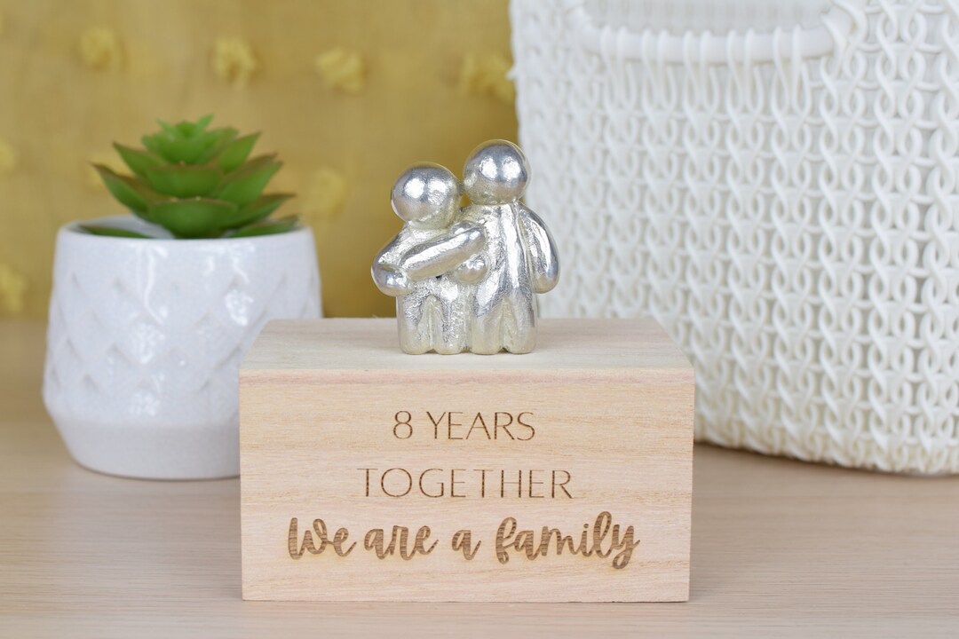 8 Years Together We Are A Family | 8th Anniversary Gift - Choose Your ...