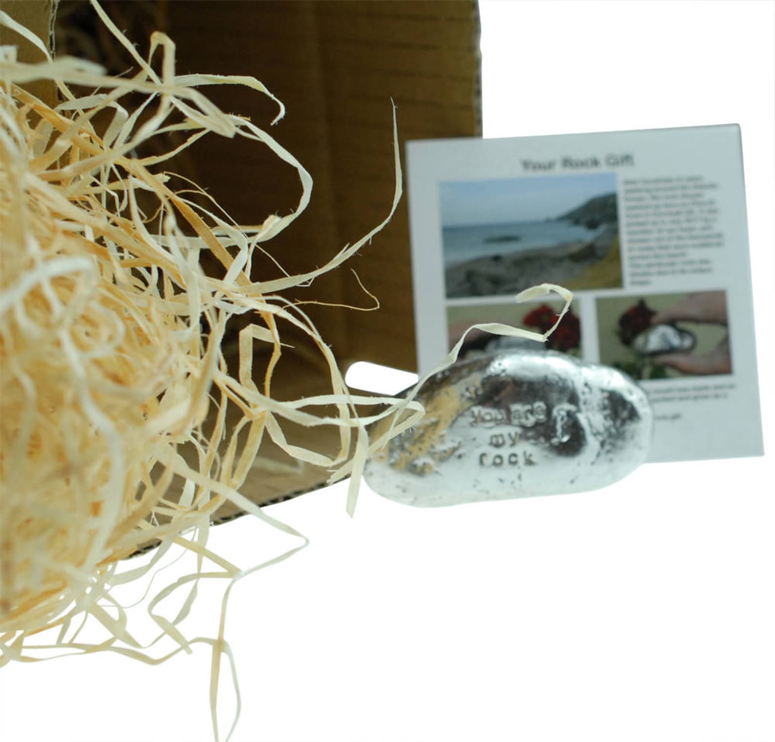 You Are My Rock Gift Idea Solid Metal Heavy Polished Rock - Etsy