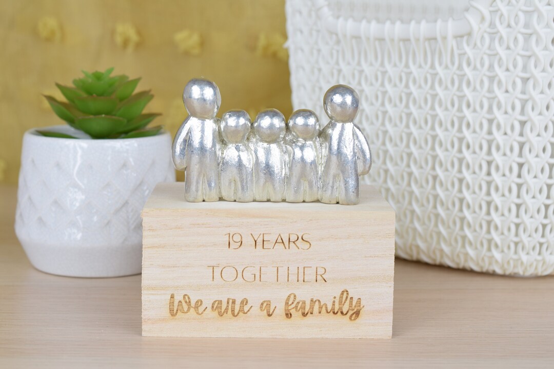 19 Years Together We Are A Family | 19th Anniversary Gift - Choose Your ...