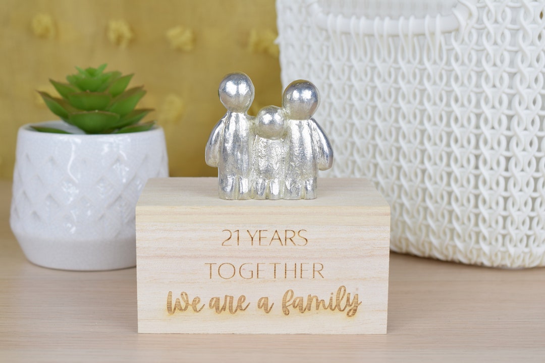 21 Years Together We Are A Family | 21st Anniversary Gift - Choose Your ...