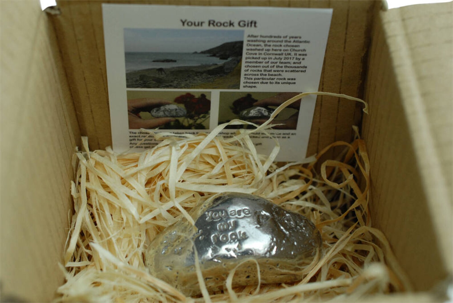 You Are My Rock Gift Idea Solid Metal Heavy Polished Rock - Etsy