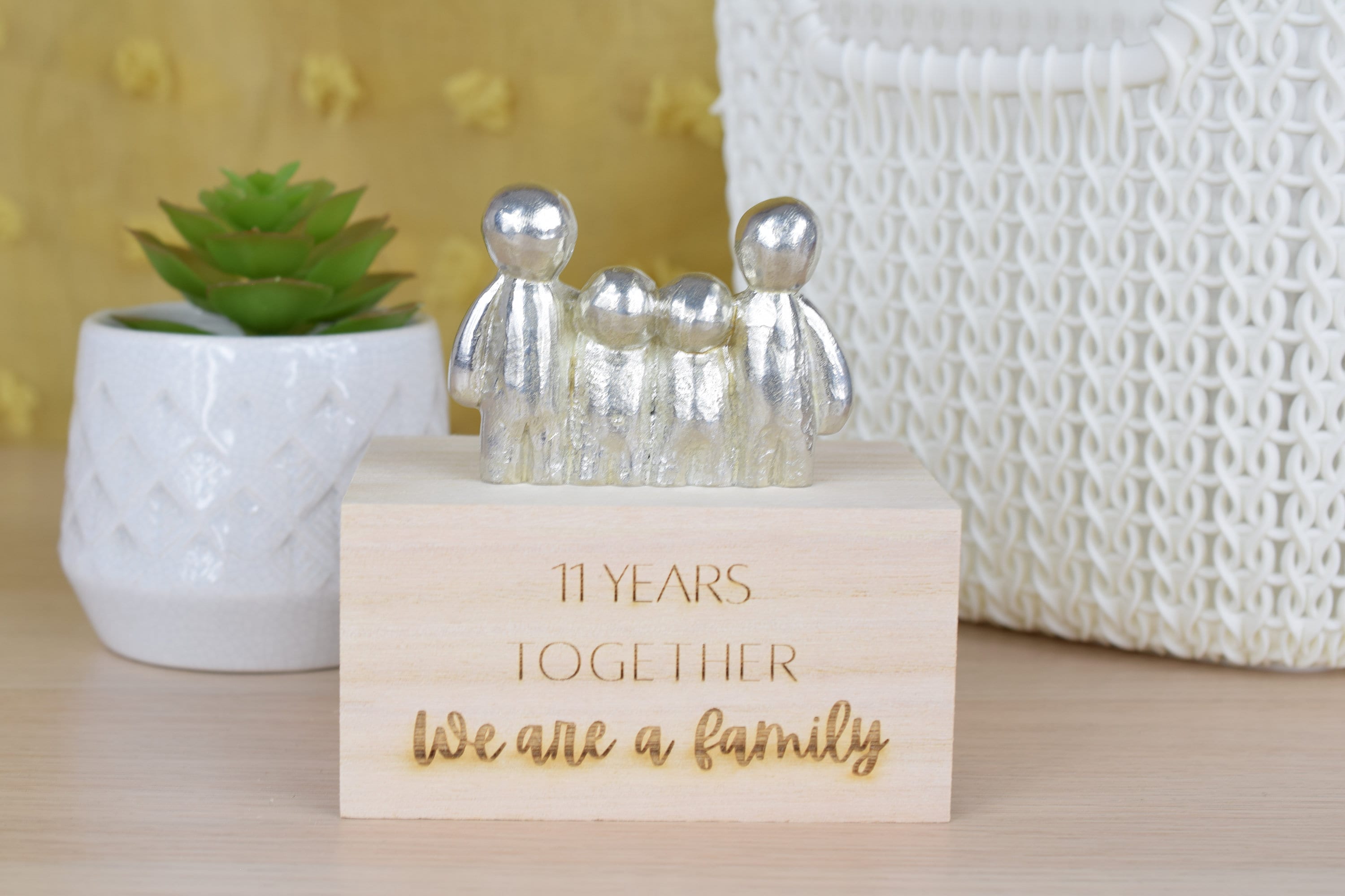 11 Years Together We Are A Family 11th Anniversary Gift | Etsy