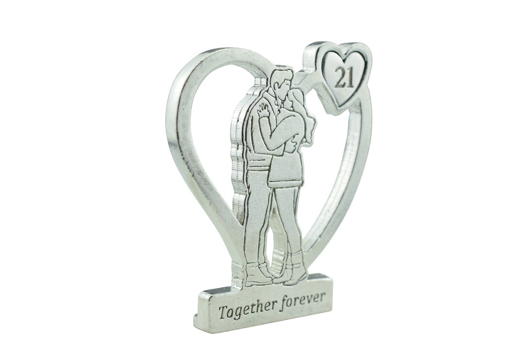 Together Forever Hugging Anniversary Gift - 21st Anniversary - Etsy