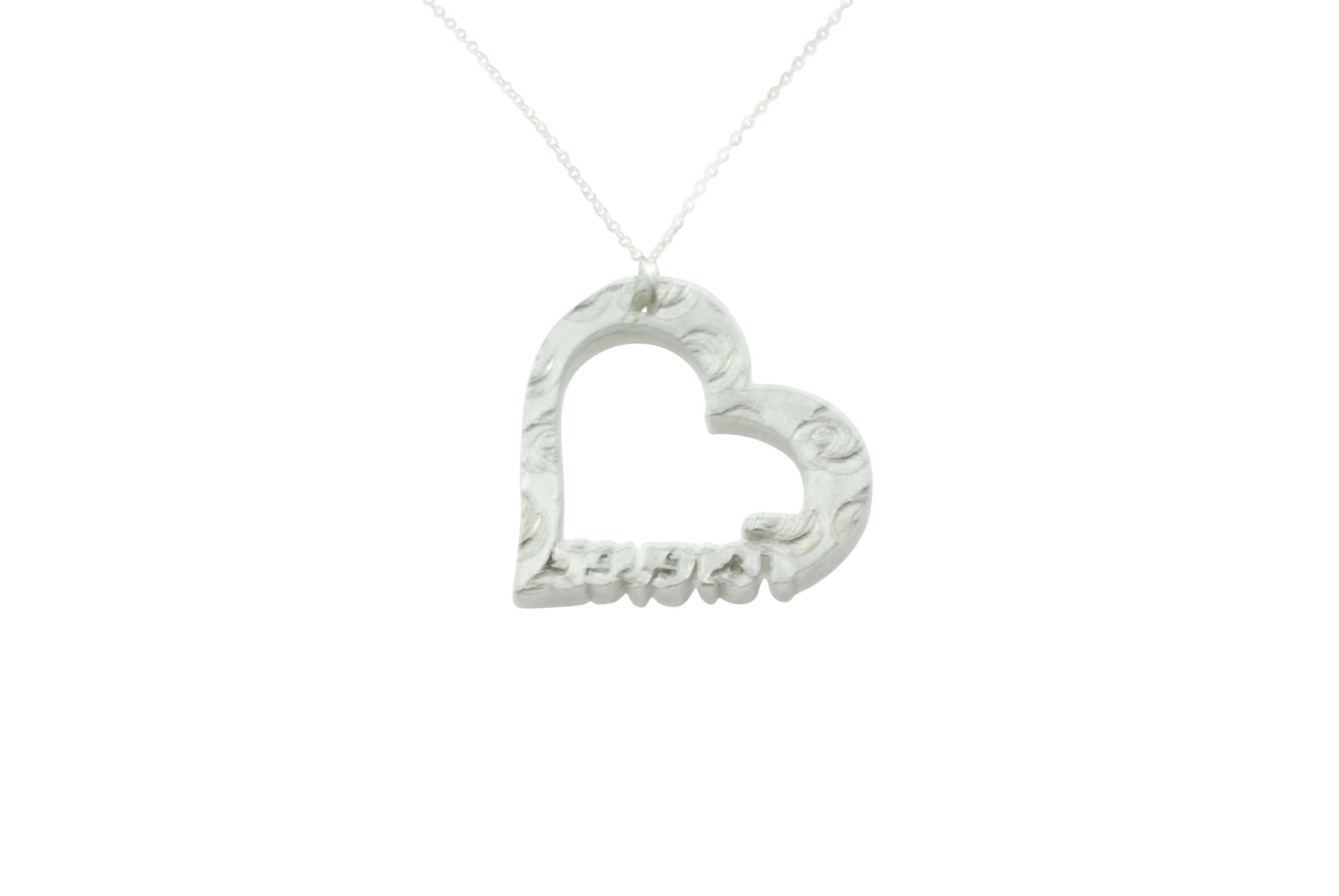 Forever/love Heart Necklace - Etsy