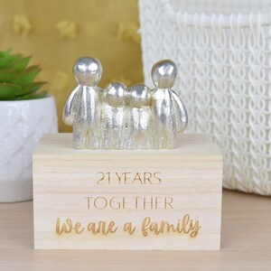 21 Years Together We Are A Family 21st Anniversary Gift Choose Your Own ...