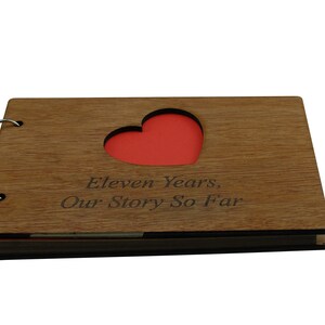 11 Years Our Story so Far - Scrapbook, Photo Album or Notebook Idea for ...