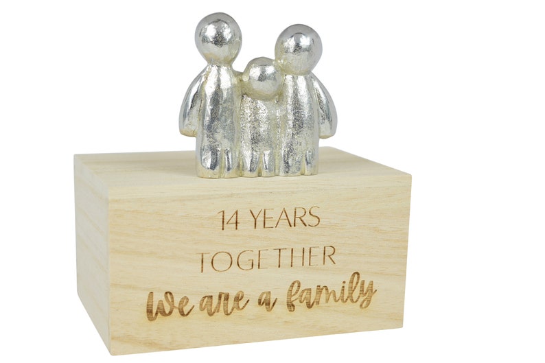 14 Years Together We Are A Family 14th Anniversary Gift | Etsy