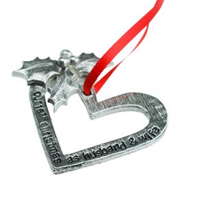 16 Year Anniversary Christmas Tree Ornament - Reads Our 16th Christmas ...