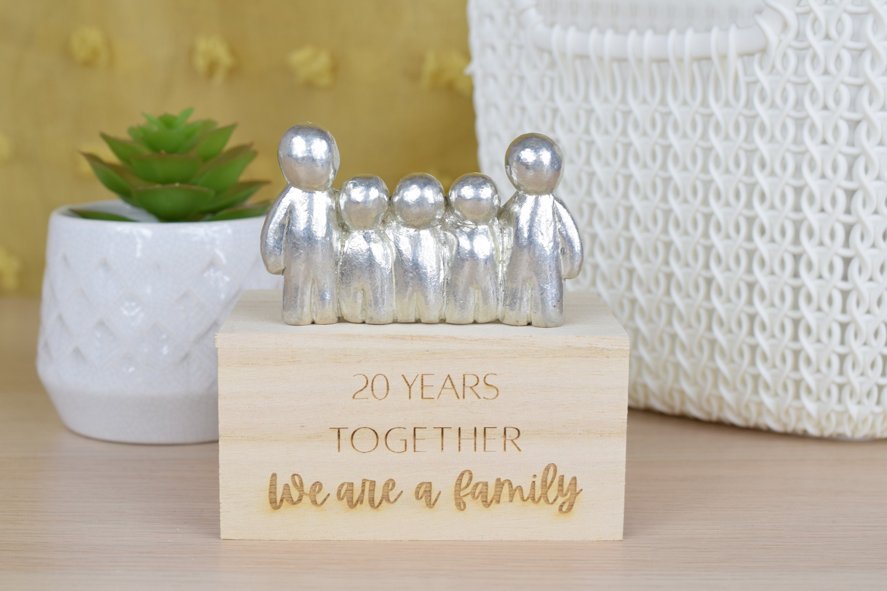 20 Years Together We Are A Family 20th Anniversary Gift | Etsy