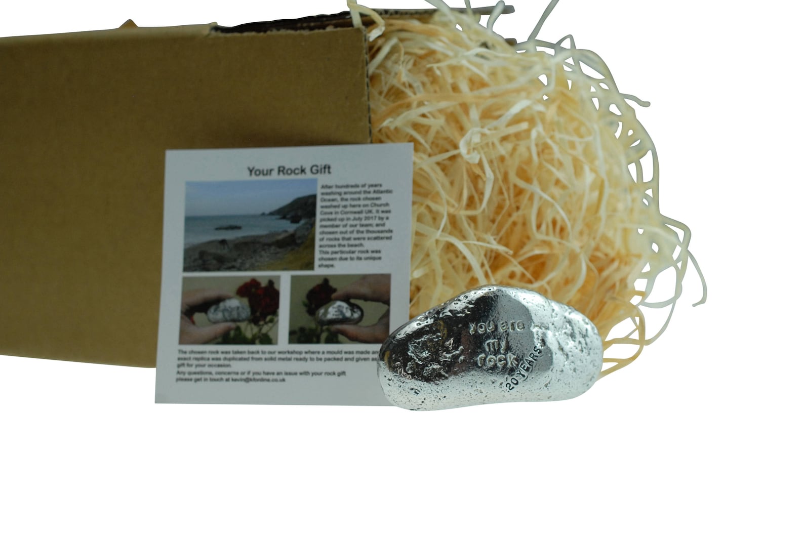 20th Anniversary You Are My Rock Gift Idea Solid Metal Heavy | Etsy