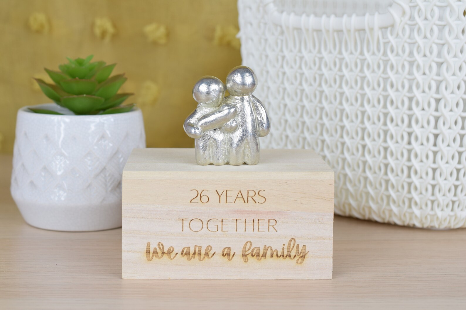 26 Years Together We Are A Family | 26th Anniversary Gift - Choose Your ...