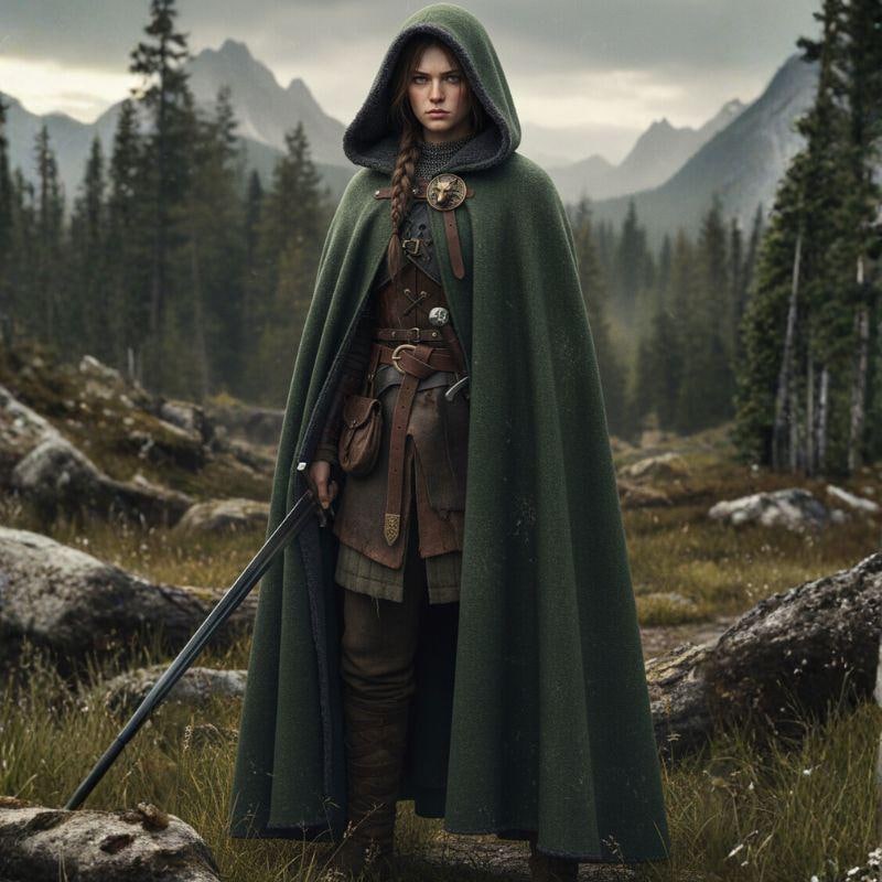 Long Hooded Cloak - Etsy