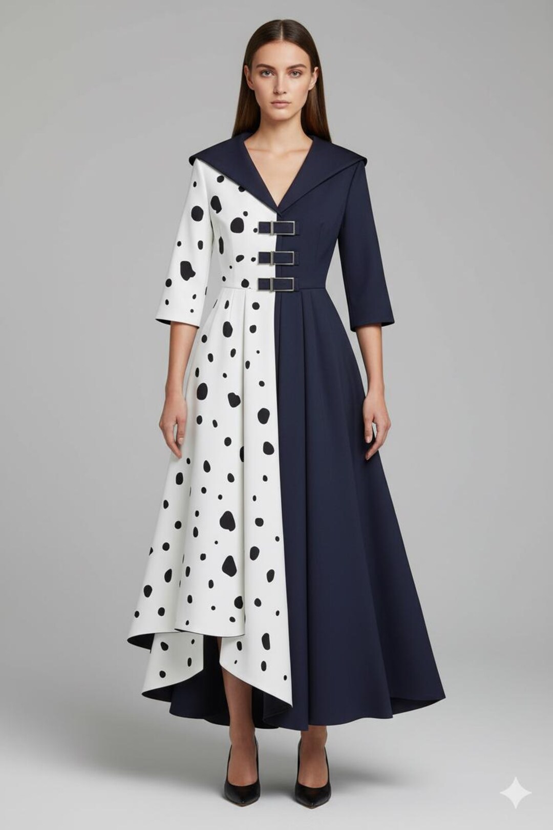 Women’s Coat Sewing Pattern PDF | Dramatic Hooded High-low Coat With ...