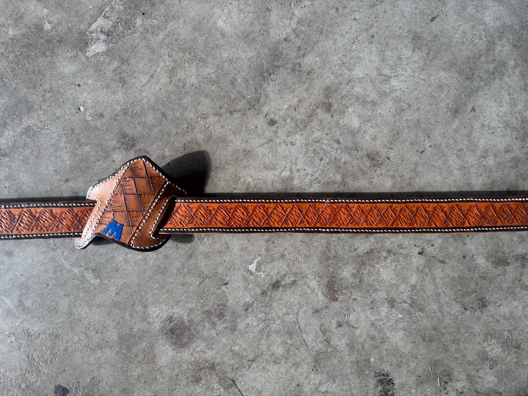Custom Tooled Leather Belts. Can Create Custom Designs and Do Custom ...