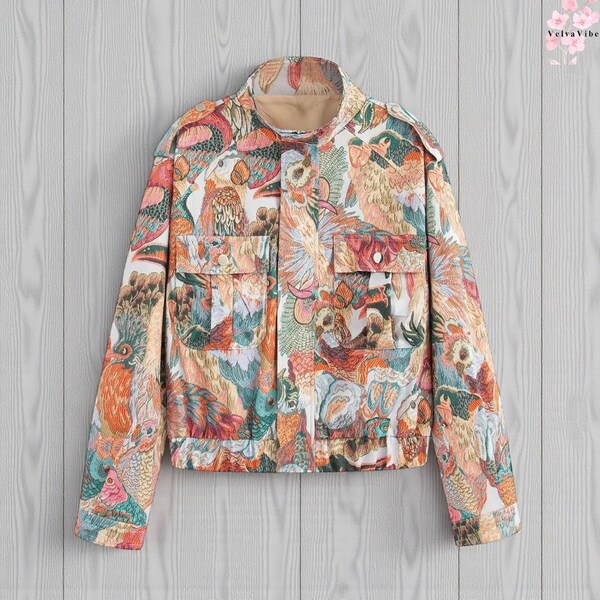 Tapestry Jacket - Etsy UK