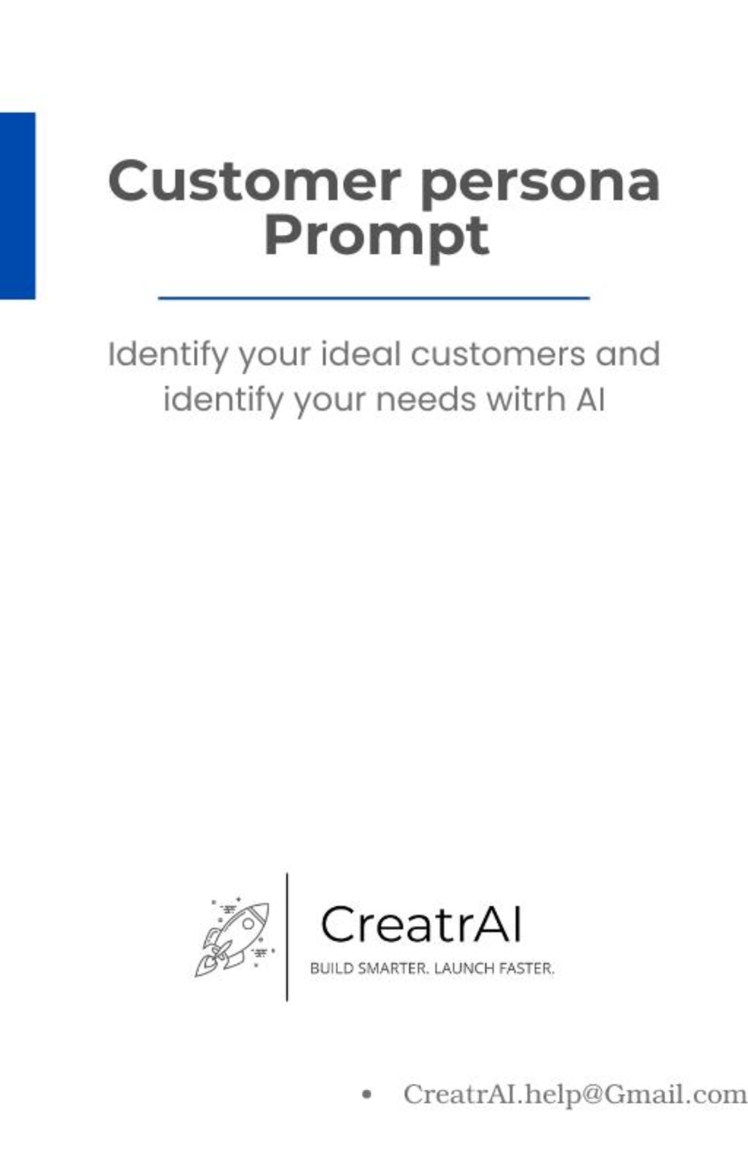 AI Customer Persona Prompt | Chatgpt for Entrepreneurs (PDF Download ...