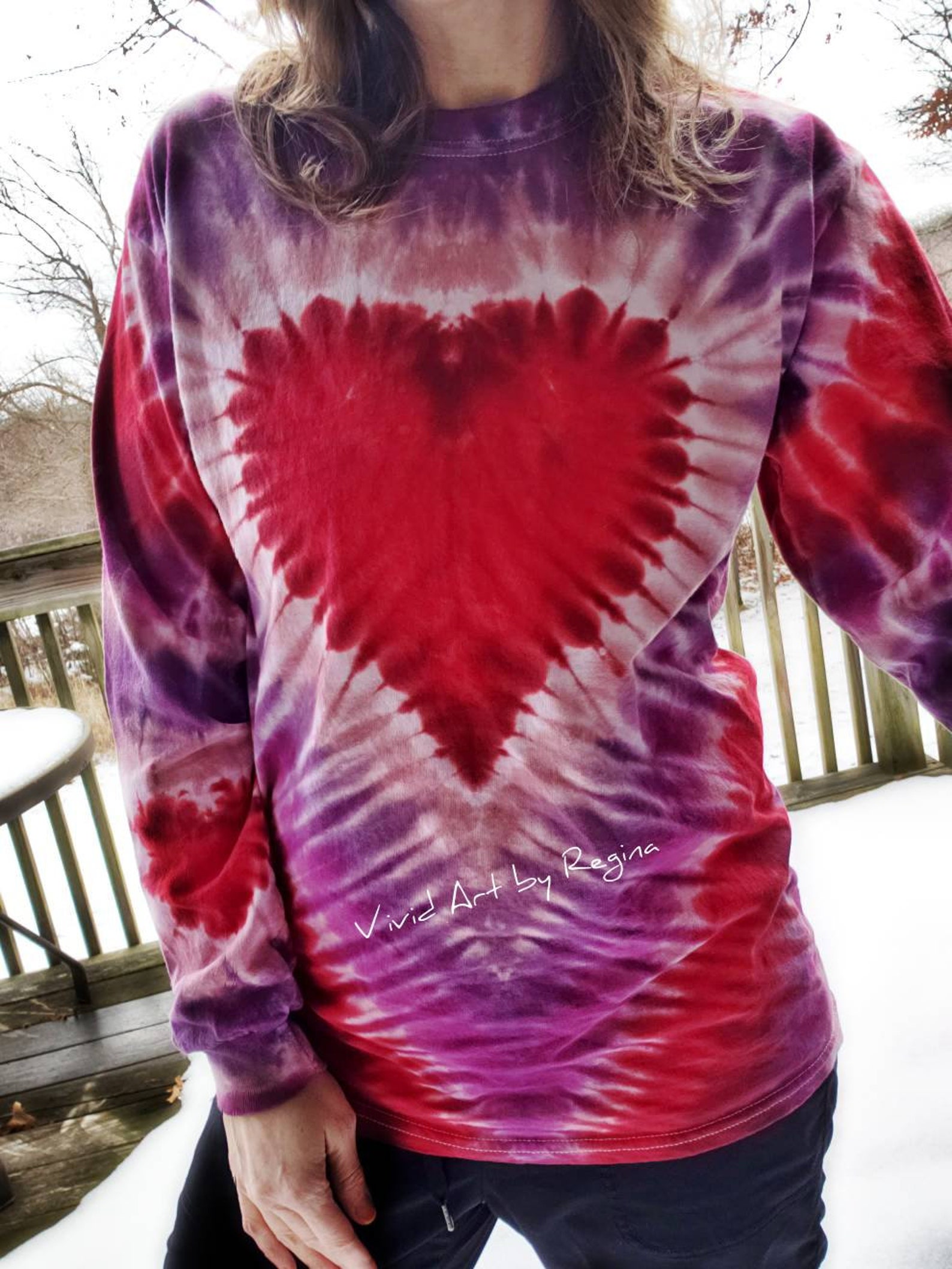 Tie Dye Heart Valentine Tie Dye T Shirt Adult Sizes Tie Dye | Etsy