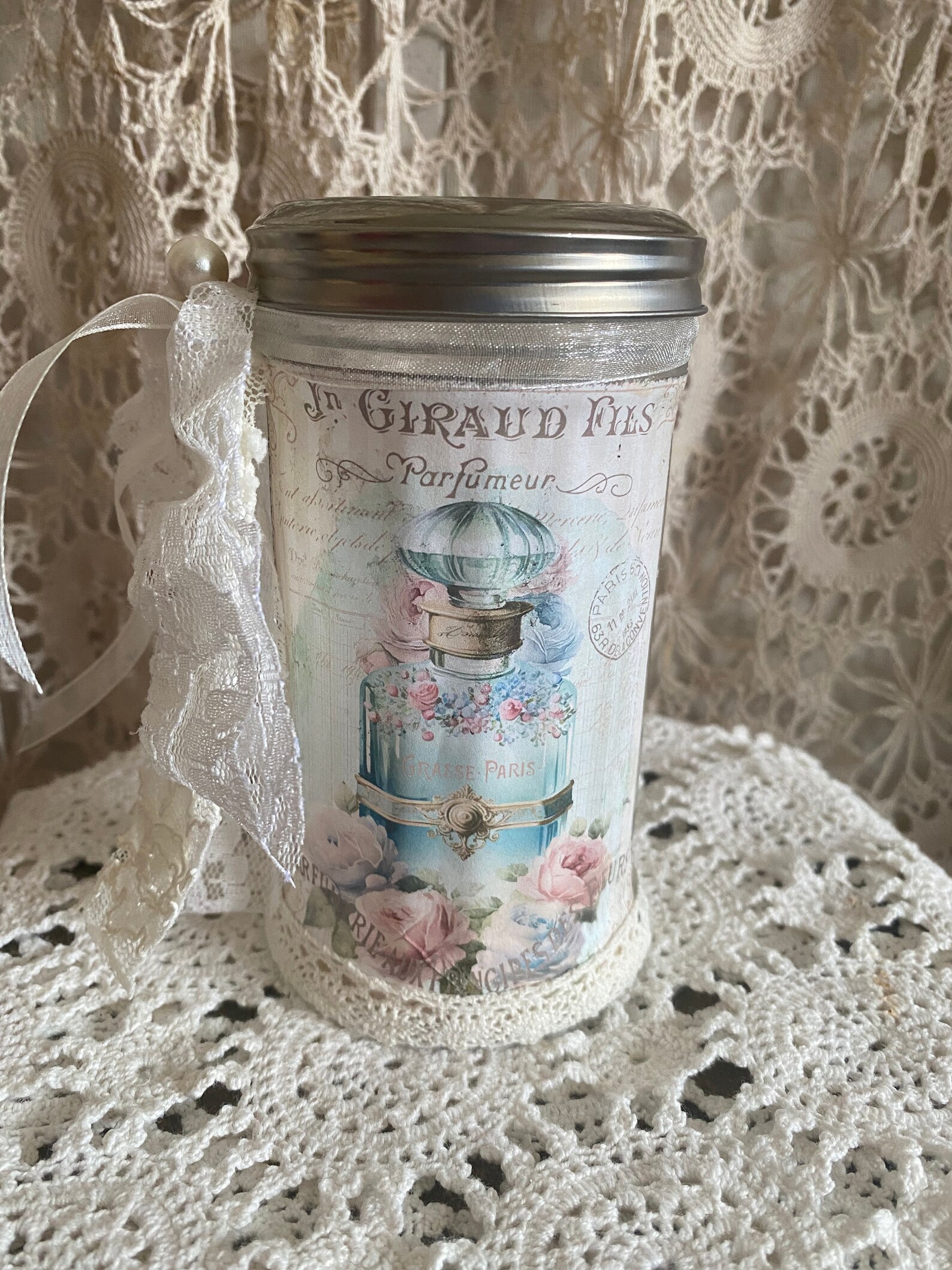 Shabby Chic Shabby Chic Decor French Perfume Shaker French - Etsy