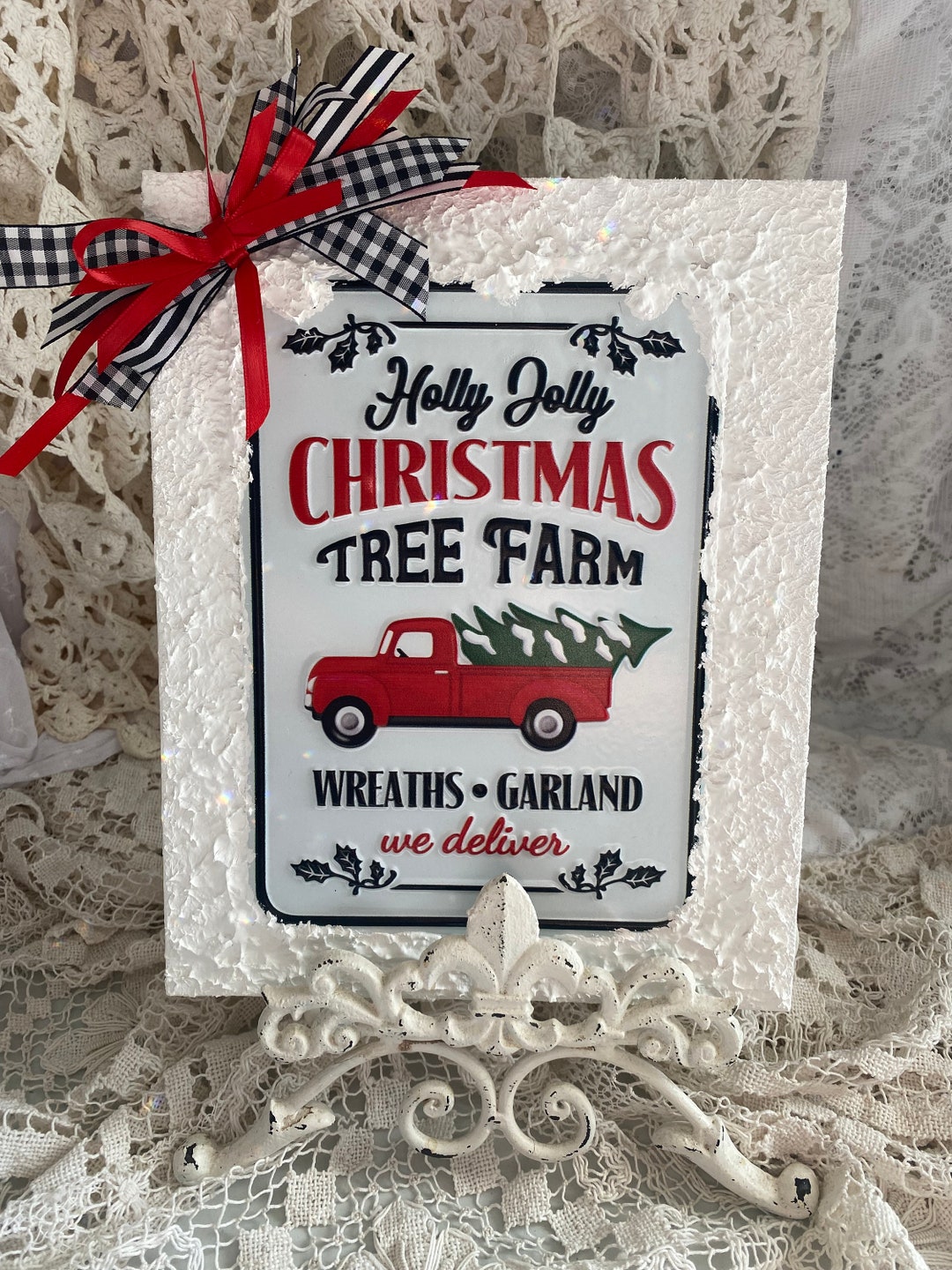 Christmas Tree Farm Sign, Vintage Look Signs - Etsy