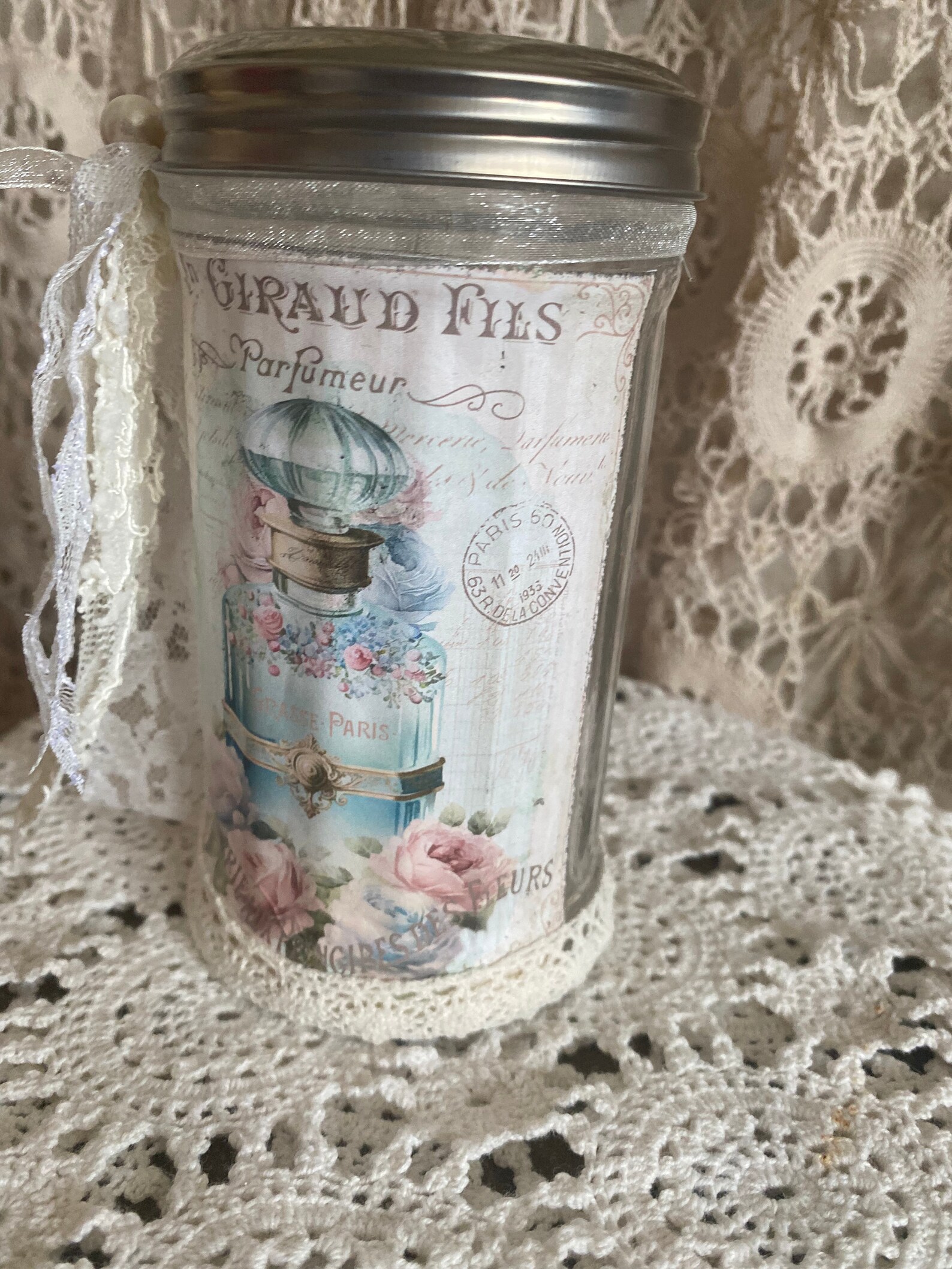 Shabby Chic Shabby Chic Decor French Perfume Shaker French - Etsy