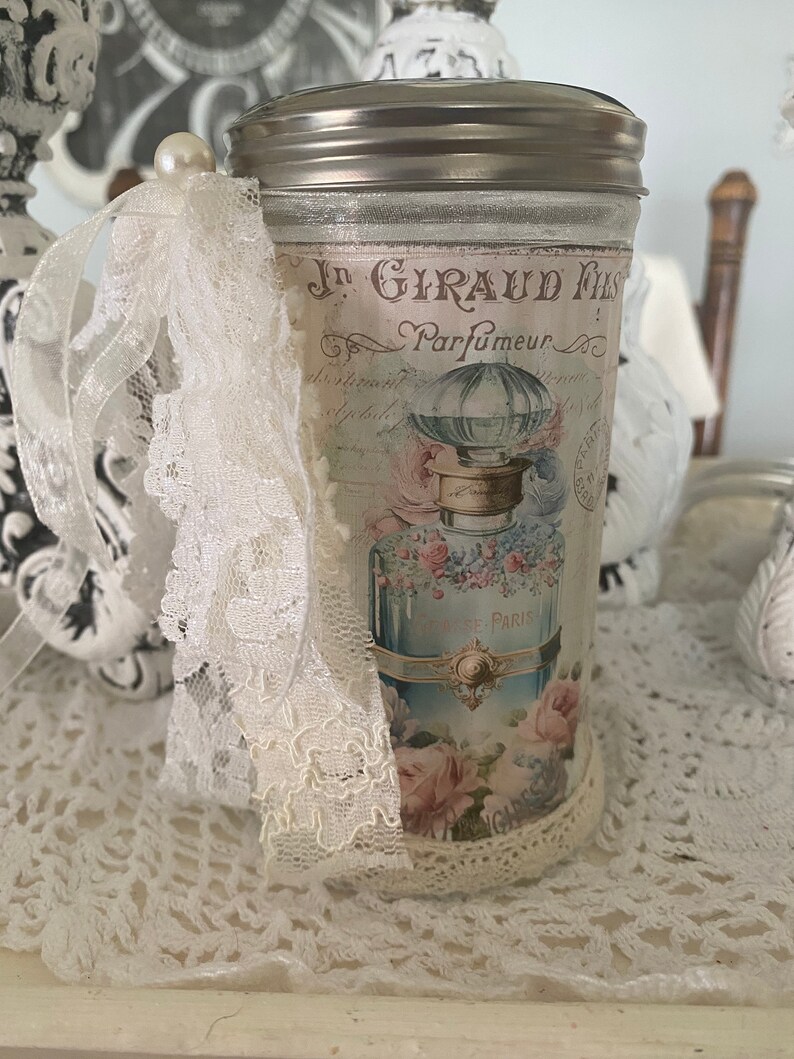 Shabby Chic Shabby Chic Decor French Perfume Shaker French - Etsy