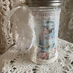 Shabby Chic, Shabby Chic Decor, French Perfume, Shaker, French Decor - Etsy