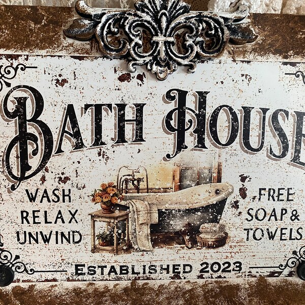 Shabby Chic Sign - Etsy