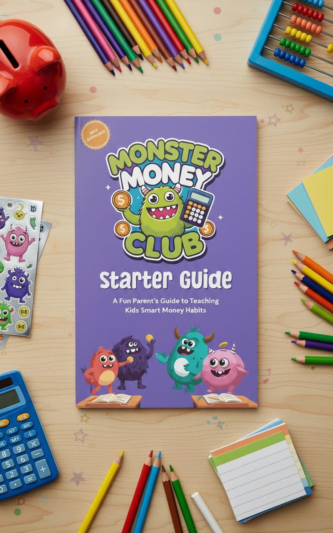 Monster Money Club Starter Guide: Kids Financial Literacy (ages 5-14 ...