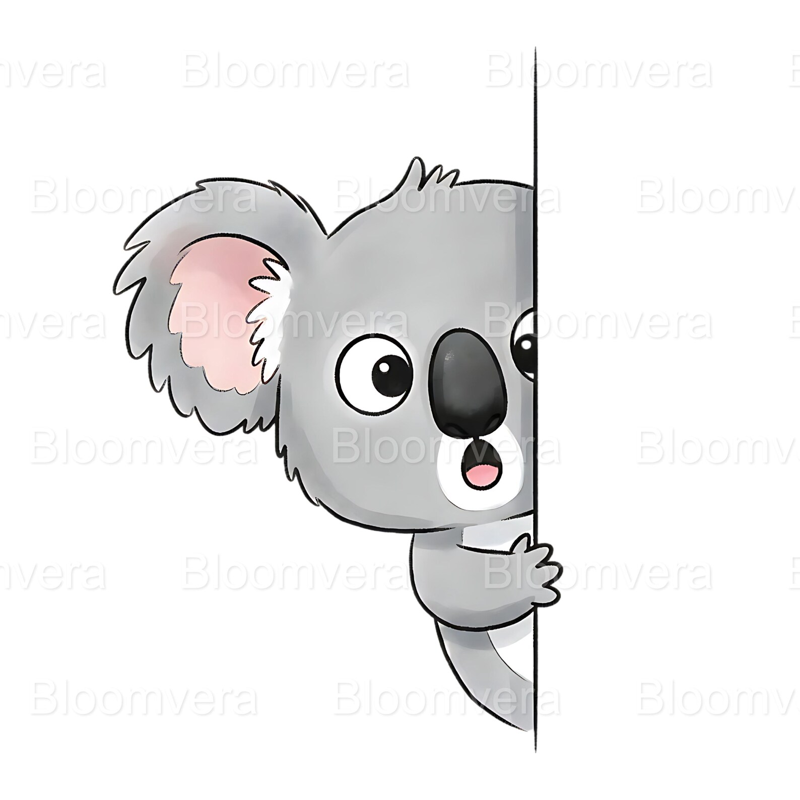 13 Peeking Animals Clipart Set, Cute Animal Faces PNG, Animals Clipart ...