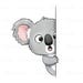13 Peeking Animals Clipart Set, Cute Animal Faces PNG, Animals Clipart ...