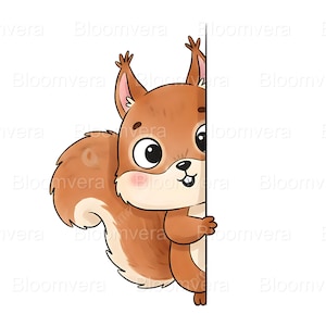 13 Peeking Animals Clipart Set, Cute Animal Faces PNG, Animals Clipart ...
