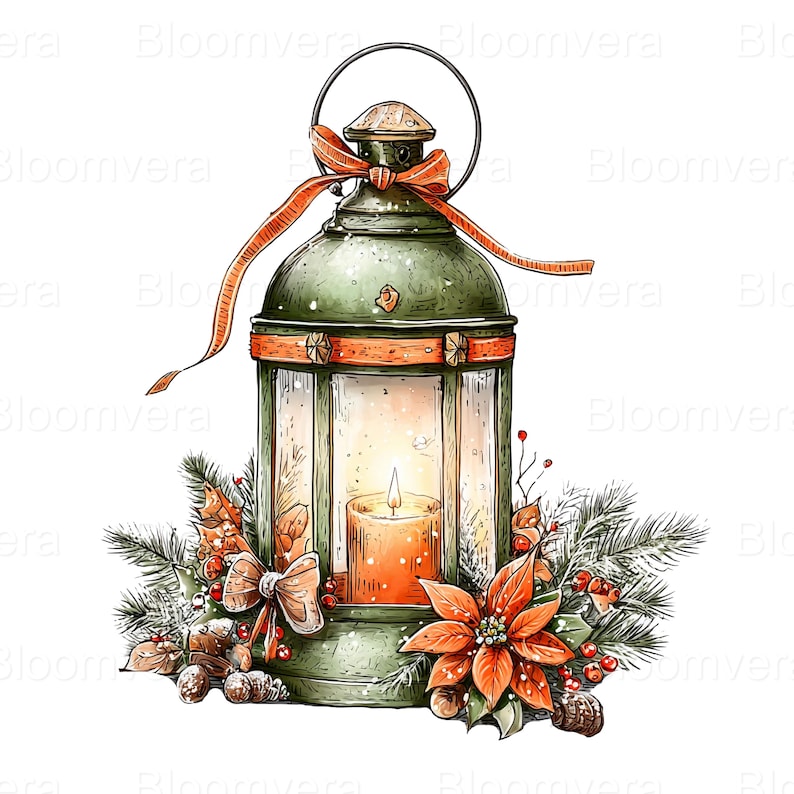 84 PNG Christmas Decorations Clipart, Whimsical Tree, Bells, Holiday ...