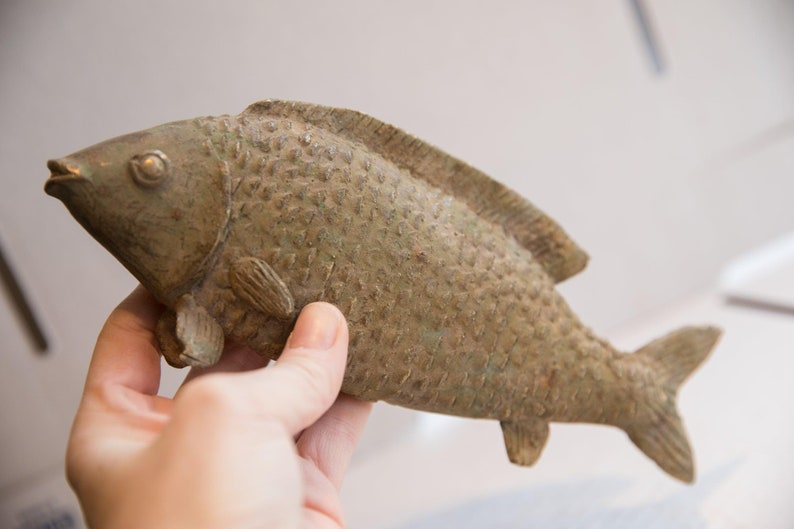 Vintage African Fish Sculpture - Etsy