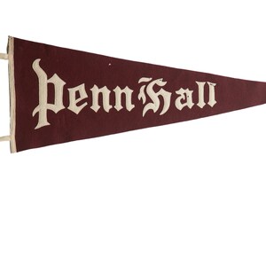 Rare Antique Penn Hall Felt Flag Pennant - Etsy
